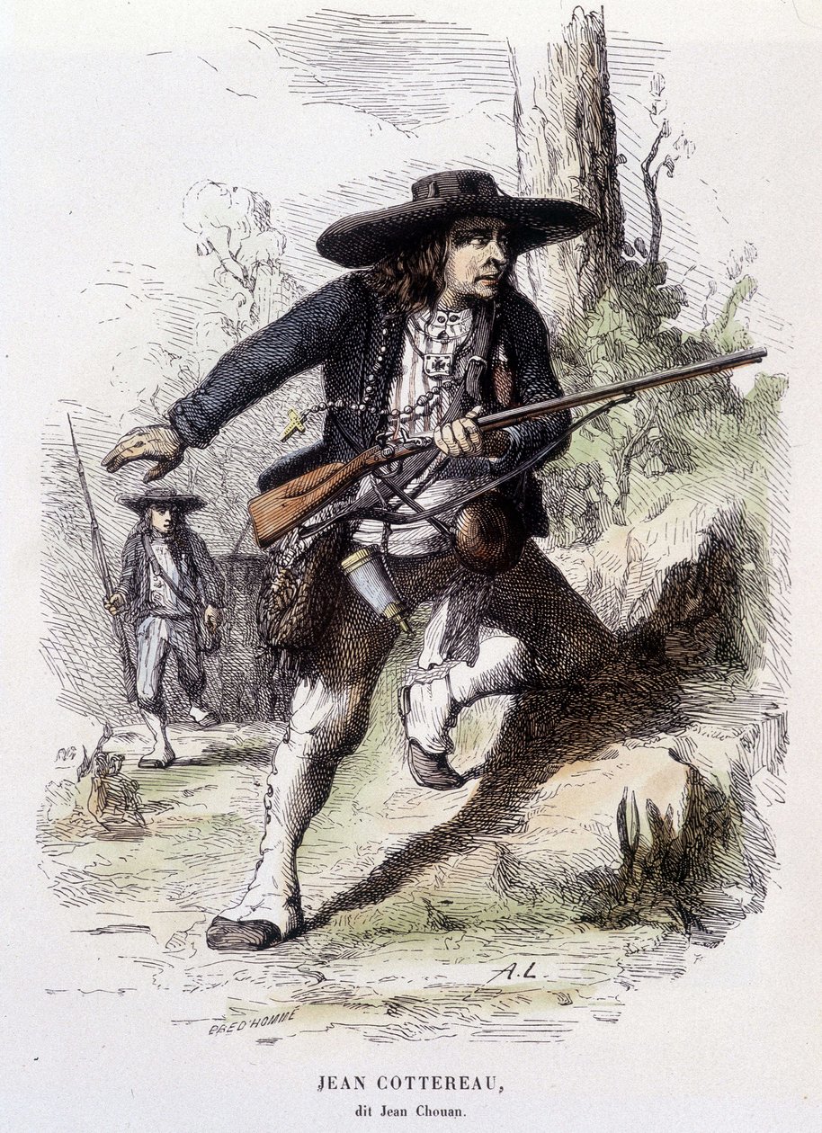 Portrait de Jean Cottereau, dit Jean Chouan (1757-1794), chef de l ...