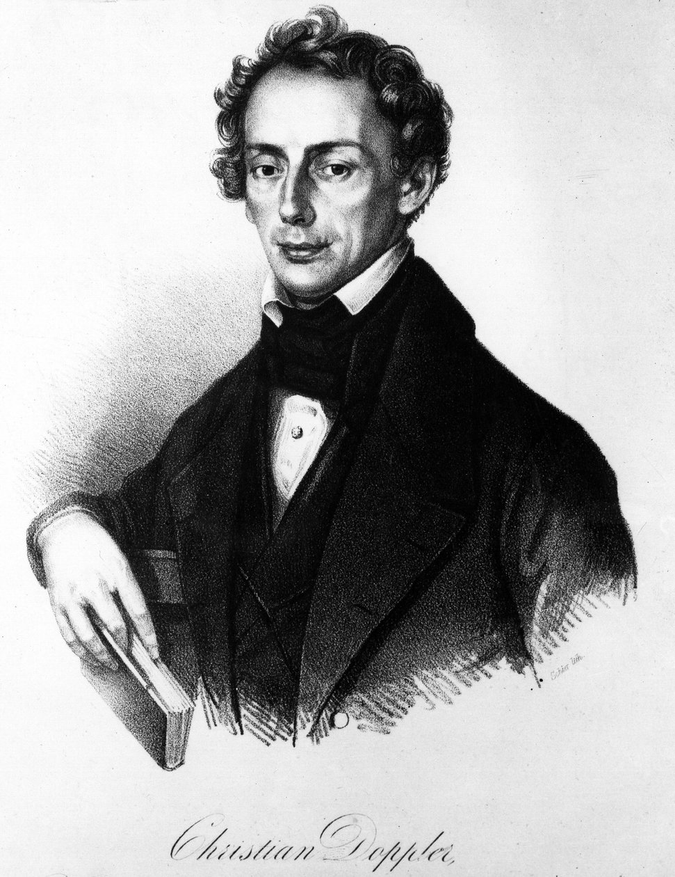 Portrait de Christian Andreas Doppler (1803-1853), physicien autrichien ...