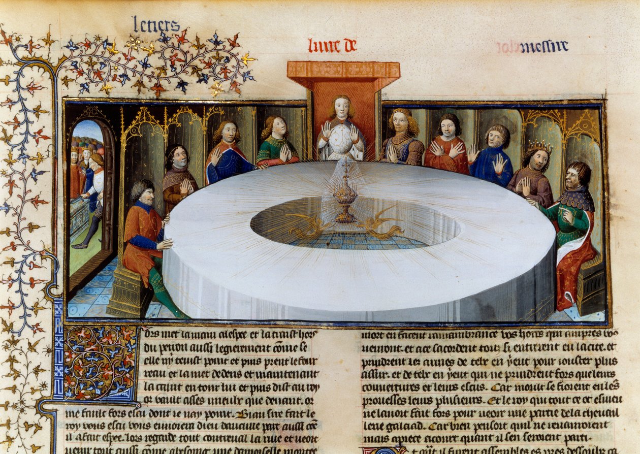 Les chevaliers de la Table Ronde de 'L'histoire de Lancelot ...