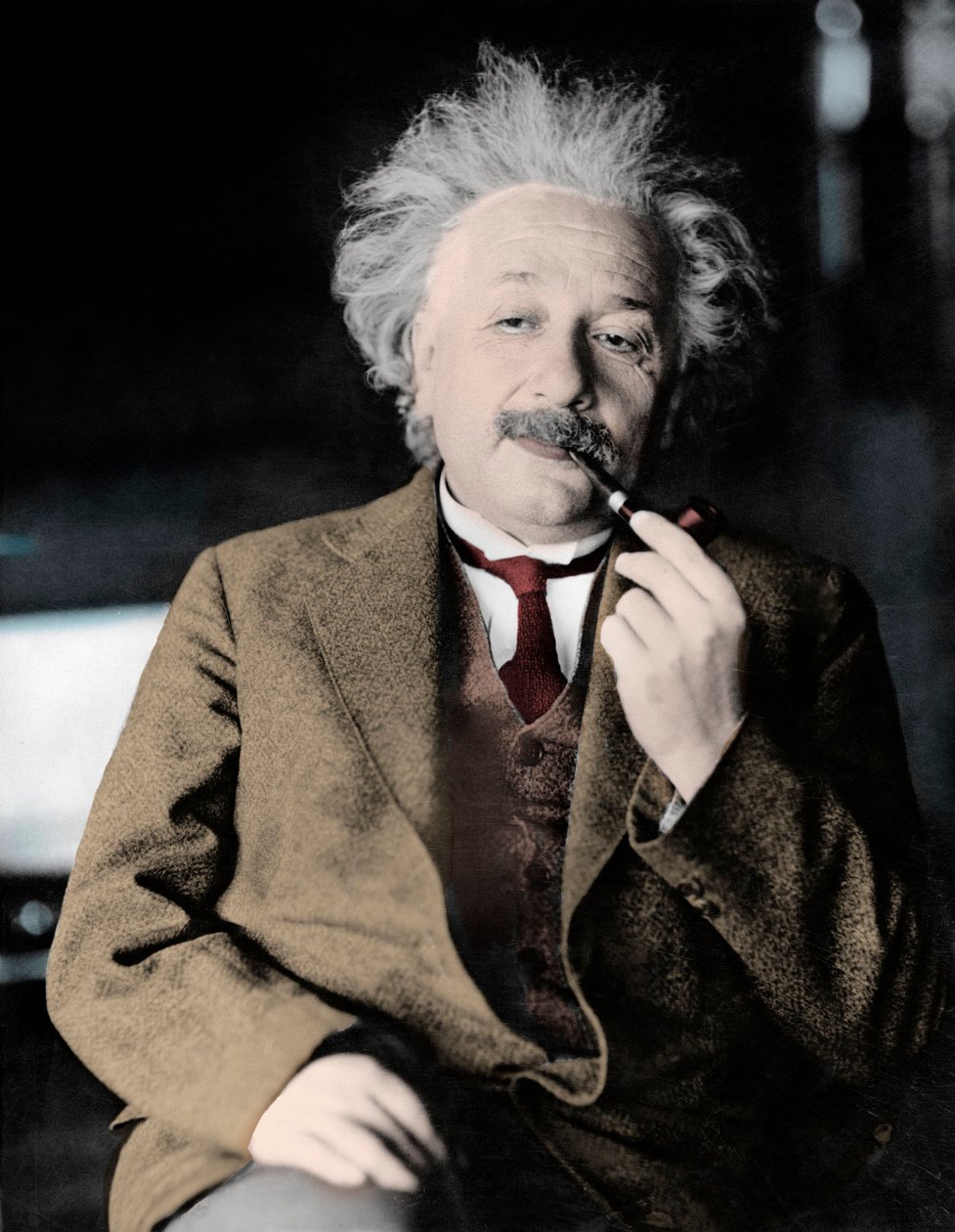 Albert Einstein Fume De L'herbe