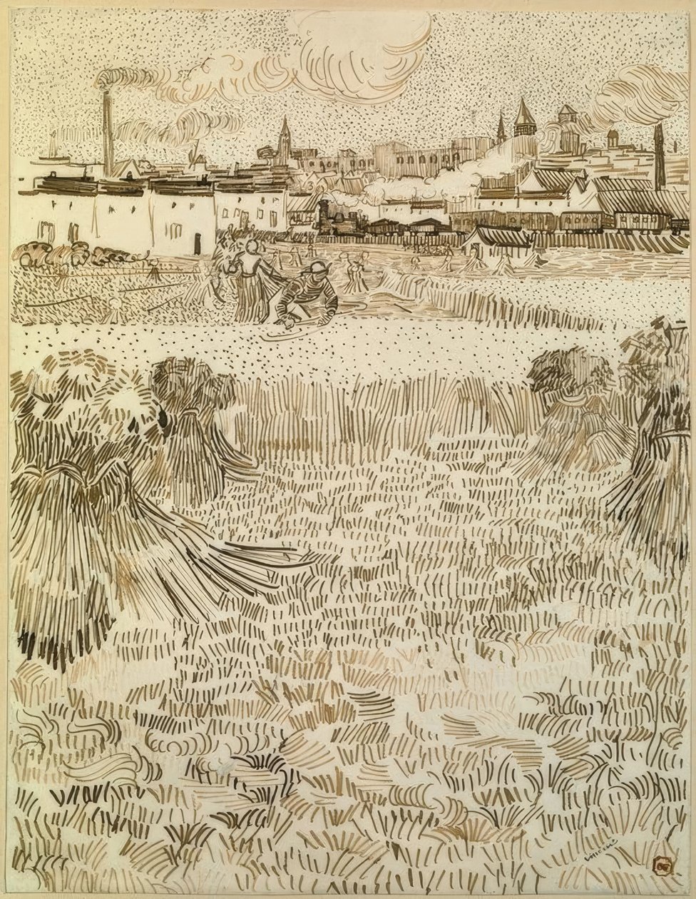Le Moissonneur | Vincent van Gogh | Estampe d'art