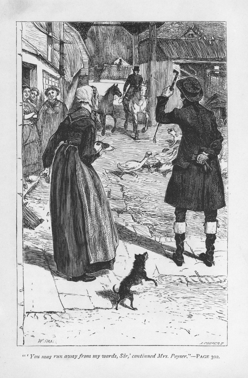 Mme Poyser, épouse de l'oncle fermier de Hetty Sorrel, Martin Poyser ...