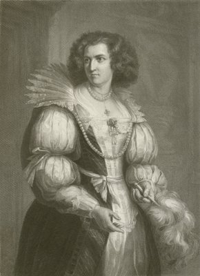 Grafin Terzky (gravure) | August Friedrich Pecht