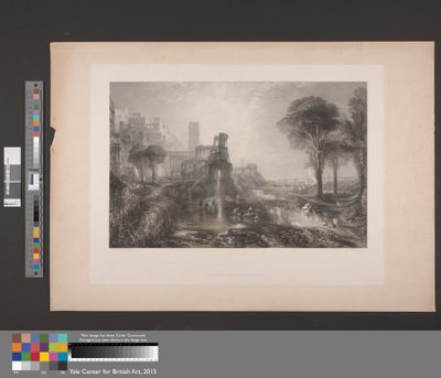 Palais et pont de Caligula | Edward Goodall | Estampe d'art