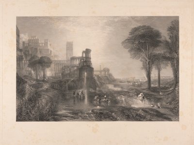 Palais et pont de Caligula | Edward Goodall | Estampe d'art