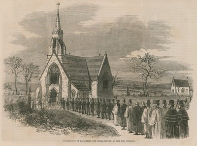 Consécration du nouveau cimetière de Marylebone