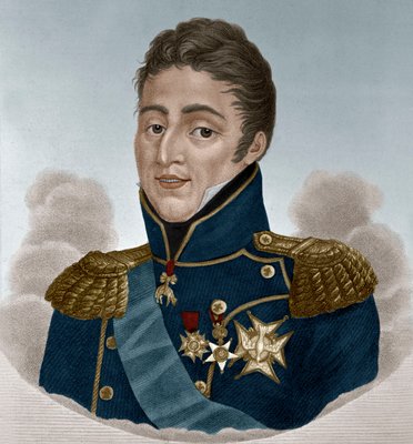 Le roi Charles X de France (gravure en couleurs)