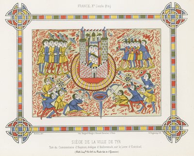 Siège de la ville de Tyr | French School | Estampe d'art