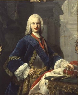 Portrait de Ferdinand IV, roi d'Espagne (1711-59) (huile sur toile)