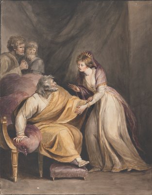 Lear et Cordelia | Mary Hoare | Estampe d'art
