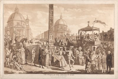 L'ouverture du carnaval de Rome | Paul Sandby