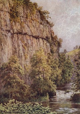 Chee Tor, Chee Dale, près de Buxton | Estampe d'art