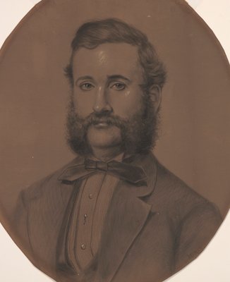 Portrait du capitaine Wallace Foster | Estampe d'art