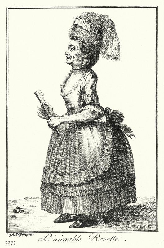 La belle Rosette (gravure) | Joseph Franz von (after) Goez
