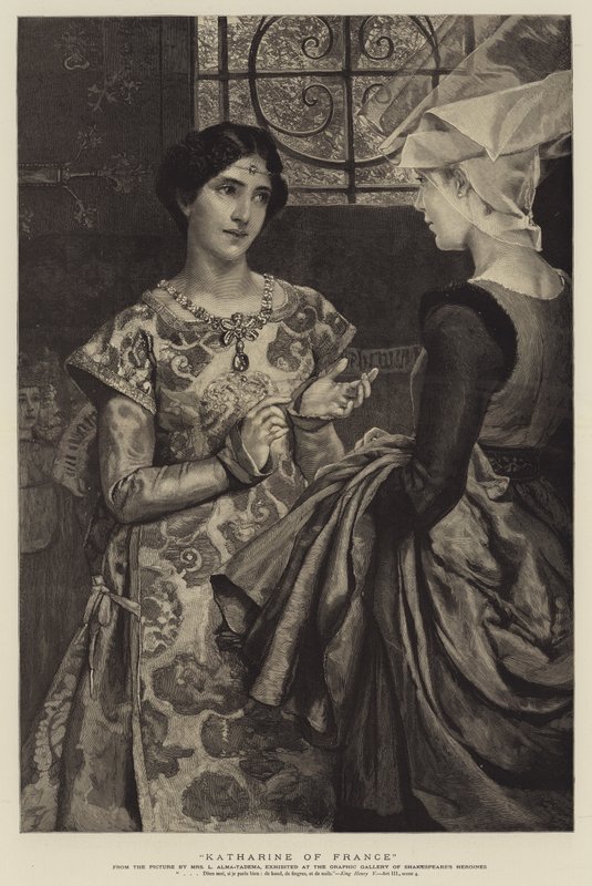 Catherine de France | Lawrence Alma-Tadema | Estampe d'art