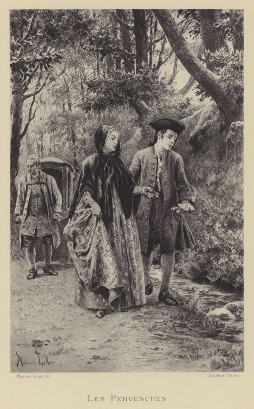 Les pervenches | Maurice Leloir | Estampe d'art